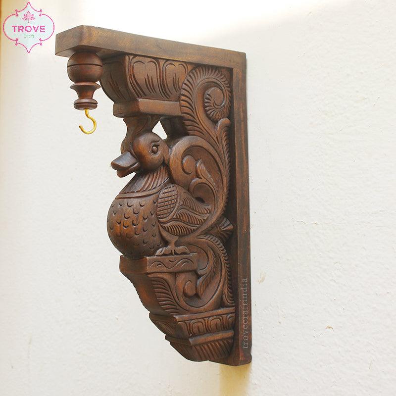 Traditional Hand Carved Corbel / Wall bracket- Annapakshi Bird – Trove ...