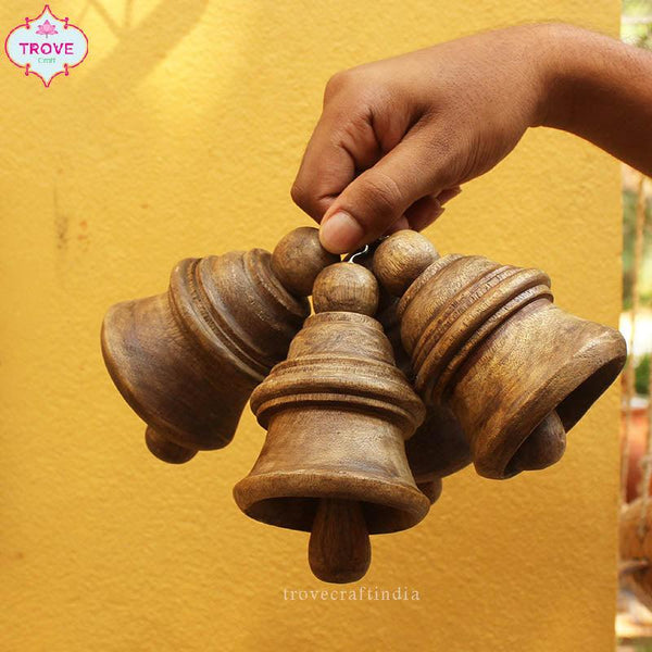 Set of 4 - Decorative Mandir Bell – Trove Craft India