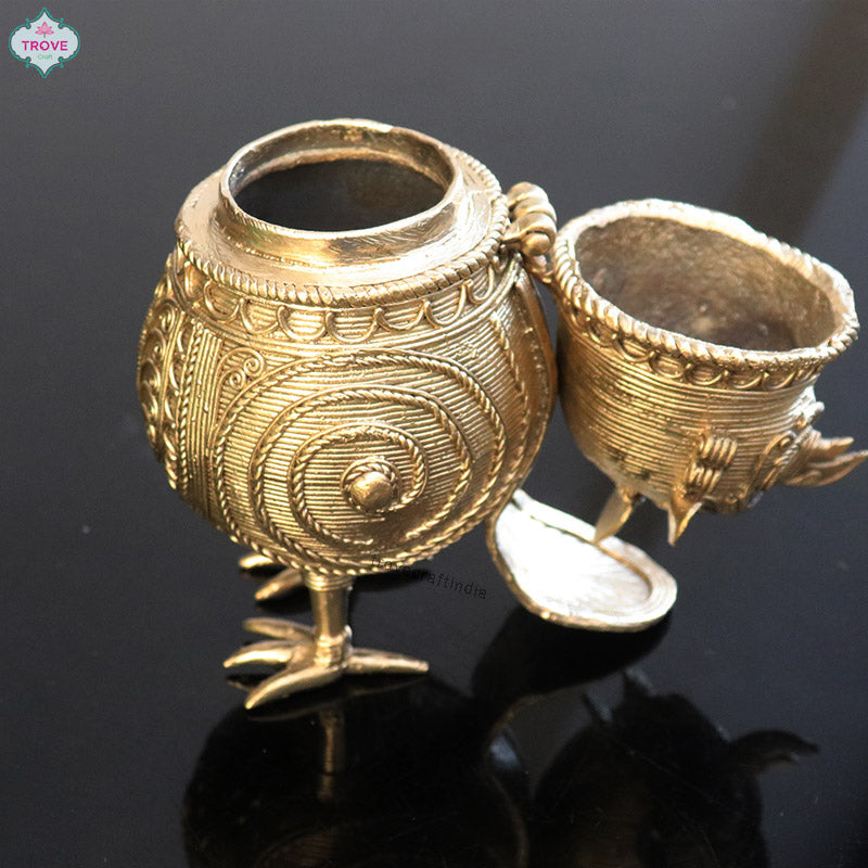 Hand-painted Steel Ware & Brass home decor – Trove Craft India